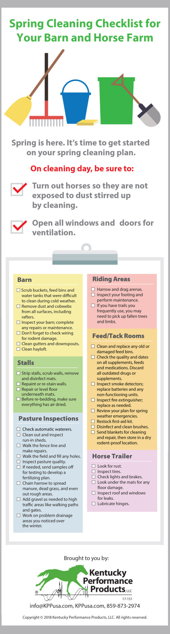 Spring Cleaning Checklist for Your Barn and Horse Farm - KPP